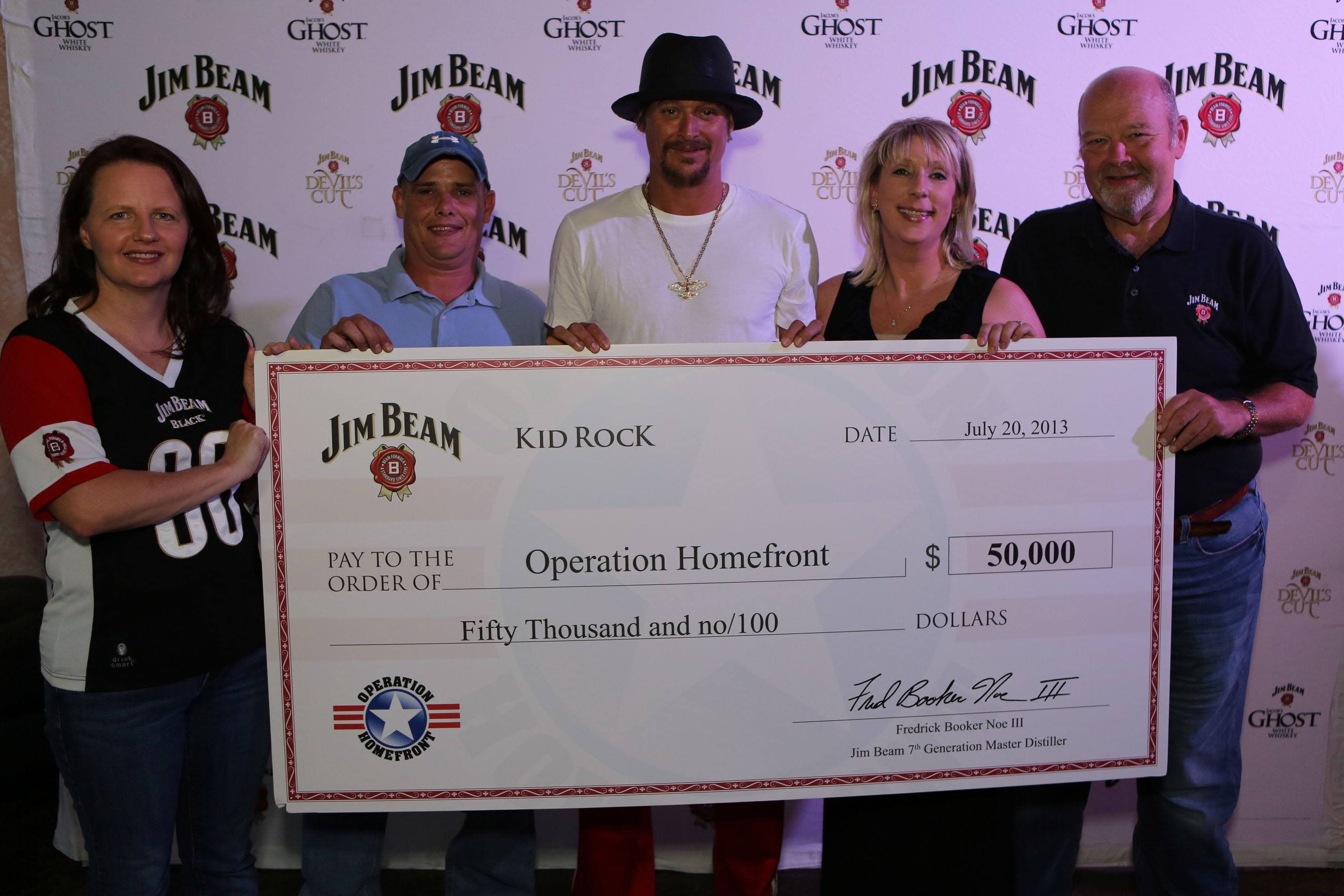 Beam Honors Military Families With Donation To Operation Homefront ...